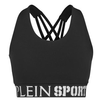 Plein Sport Femme, Tops, Noir, Taille: 44 FR Soutien-gorge de sport