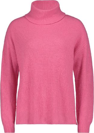 Cartoon Rollkragen Oversized Pullover - - Knitwear - Damen - Rosa - S