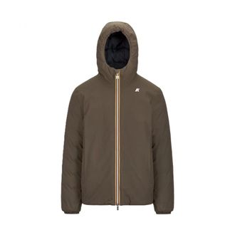 K-Way Homme, Vestes, Vert, Taille: M Doudounes et Parkas en Polyur&eacute;thane