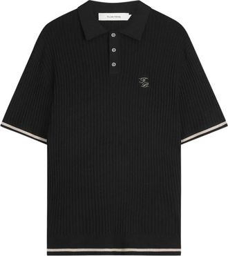 Filling Pieces Homme, Pulls, Noir, Taille: S Polo en maille fine