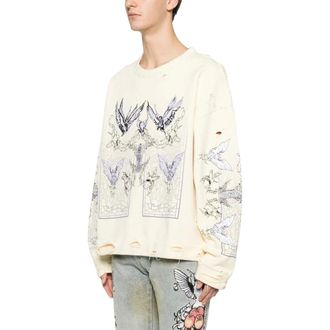 Who Decides War by Ev Bravado Herren, Sweatshirts & Hoodies, Gelb, LGr&ouml;&szlig;e