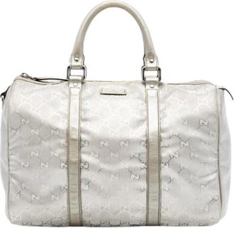 Gucci Sac Boston Pre-owned - Femme - Pre-owned - Blanc - Taille: ONE Size