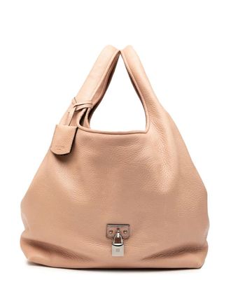 Loewe sac porté épaule Calle Lock (2008) - Marron