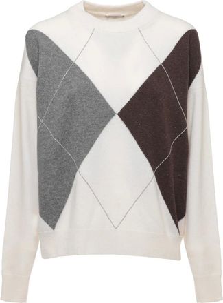 PESERICO Pull &agrave; col rond - Femme - Pulls - Multicolore - Taille: 38 FR