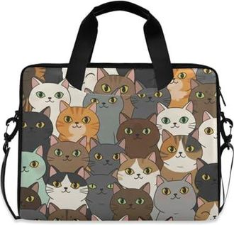 Alaza Sac pour ordinateur portable de 40,6 &agrave; 15,6 pouces, sac &agrave; bandouli&egrave;re pour ordinateur portable de 40,6 &agrave; 15,6 pouces, sac fourre-tout pour femme, homm