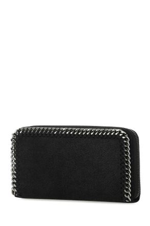 Stella McCartney Womens Black Shaggy Deer Falabella Wallet 1000 Portafogli