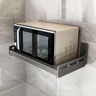 Generic Gartenschrank Mehrzweckschrank Metall 2 Montagem&ouml;glichkeiten L&auml;nge: 50/60/80/100 cm Erh&ouml;hte Seitenschienen Mit Verschiebbaren Haken Und Kabeldurchf&uuml;hr