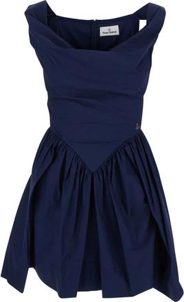 Vivienne Westwood Femme, Robes, Bleu, Taille: 38 FR Mini Sunday Dress