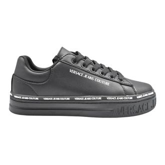 Versace Jeans Couture Schwarze flache Schuhe - - Shoes - Damen - Schwarzk - 36 EU