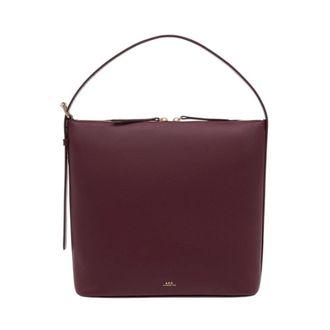 A.P.C. Vera Schultertasche - - Bags - Damen - Rot - ONE SIZE