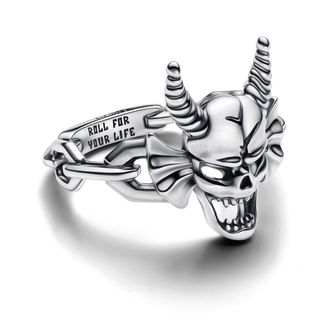 Pandora Stranger Things Hellfire Club Ring aus Sterling Silber mit Zirkonia, Größe: 52, 193569C00-52