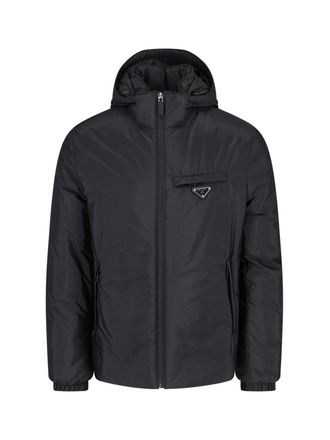 Prada Down Jacket Logo