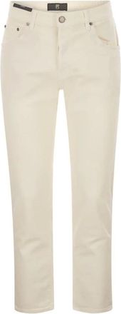 Pantaloni Torino Homme, Jeans, Blanc, Taille: W36 Pantalon Jambe Droite