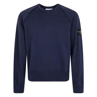 Stone Island Homme, Sweatshirts et sweats &agrave; capuche, Bleu, Taille: XL SweaT-shirt ras du cou