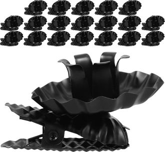 Cabilock 20 Stück Metall Kerzenhalter Für Stabkerzen Mit Clip Stabiler Kerzenständer Für Weihnachtsbaum Und Heimdekoration Sicherer Kerzenclip Für Festliche Ti