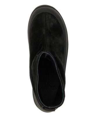Stone Island Mens Boots Black Calfskin