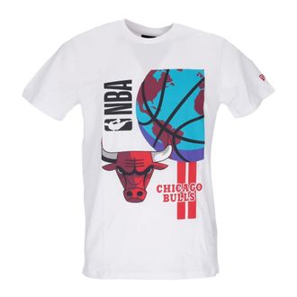 New Era Homme, Tops, Blanc, Taille: M T-shirt Graphique Chicago Bulls Blanc