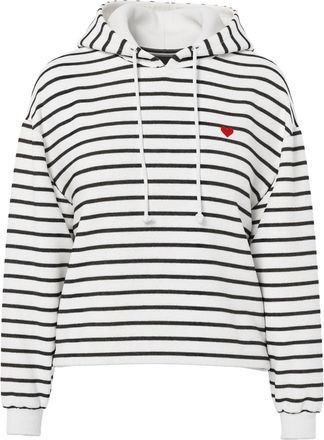 Pieces Pcchilli Ls Hoodie Stripes Emb Noos Bc