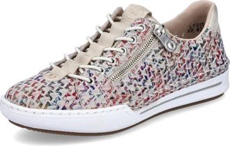 Rieker Damen Low-Top Sneaker L7255, Frauen Halbschuhe, lose Einlage,straßenschuhe,Strassenschuhe,Sportschuhe,Freizeitschuhe,Multi (90),36 EU / 3.5 UK