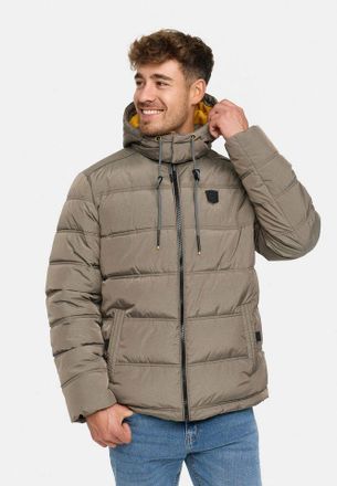 Indicode Winterjacke Herren INCoolios Jacke Winter Herrenjacke Warme Herren Steppjacke mit Kapuze