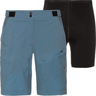 LOEFFLER Damen Pace Assl MTB Hose kurz, Enzian, 38