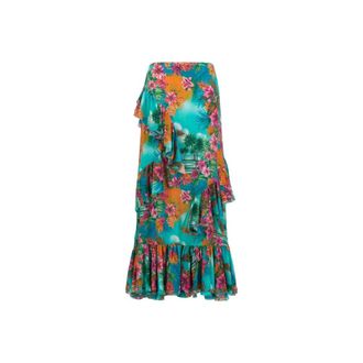 Roberto Cavalli Femme, Jupes, Multicolore, Taille: 36 FR Skirts