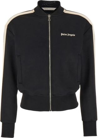 Palm Angels Femme, Sweatshirts et sweats &agrave; capuche, Noir, Taille: 38 FR Felpe