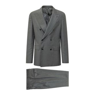 Dolce & Gabbana Abito 2 Pezzi - - Suits - Herren - Grau - L