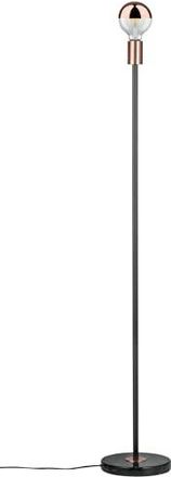 Paulmann 79614 Neordic Stehleuchte Nordin max. 1x20W Stehlampe f&uuml;r E27 Lampen Standleuchte Schwarz/Kupfer matt 230V Marmor/Metall ohne Leuchtmittel