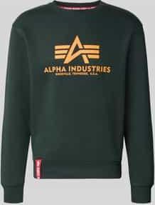 Alpha Industries Regular Fit Sweatshirt aus Baumwoll-Mix mit Logo-Print