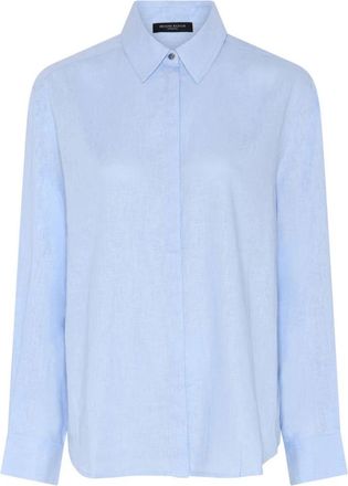 Bruuns Bazaar Femme, Blouses et Chemises, Bleu, Taille: 44 FR Agatah Shirt