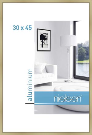 Nielsen Design Nielsen Aluminium Bilderrahmen Classic, 30x45 cm, Gold Matt