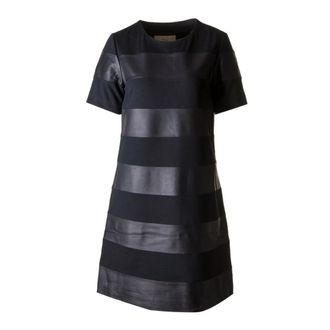BTF-CPH A-Shape Kleid aus Leder - - Dresses - Damen - Schwarzk - S
