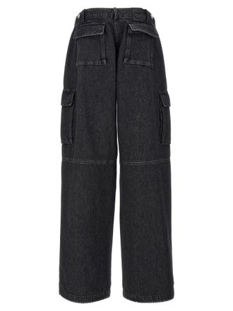 Coperni Womens Black Cotton Jeans Denim Clothing