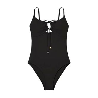 Tory Burch Femme, Maillots de bain, Noir, Taille: 36 FR Maillot de Bain Une Pi&egrave;ce Noir avec SPF 50
