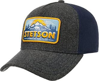 Stetson Casquette Trucker Polar Homme - Mesh de Baseball Snapback Snapback, avec visière, visière Automne Été Printemps Hiver Printemps-été - Taille Unique Gr