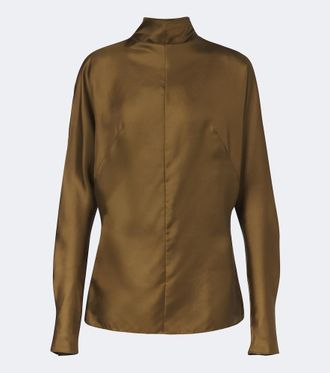 MUGLER Top aus Seidentwill