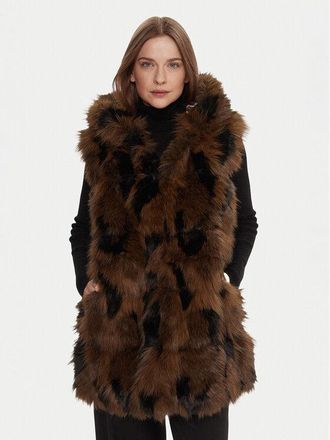 Lola Casademunt Weste LF2501008 Braun Regular Fit