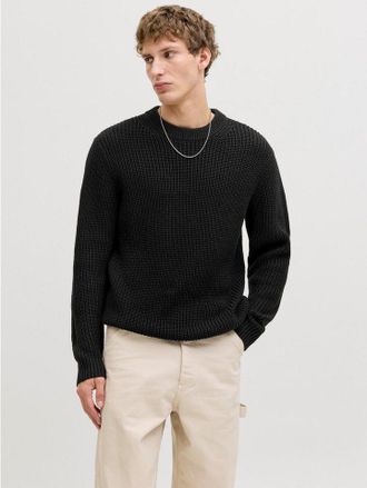 Jack & Jones Strickpullover JORBLEECKER KNIT CREW NECK BF