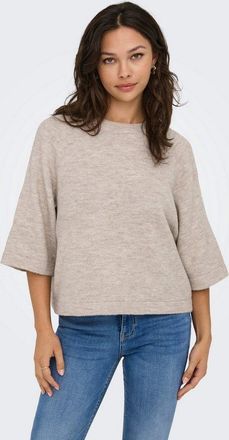 Only Strickpullover ONLSIMONI 3/4 PULLOVER KNT NOOS mit Fledermaus-Ärmeln