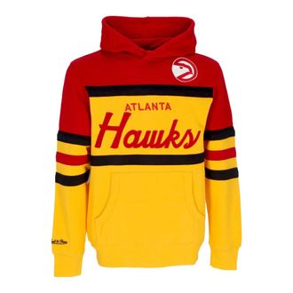 Mitchell & Ness NBA Head Coach Hoodie Atlanta Hawks - - Sweatshirts & Hoodies - Herren - Mehrfarbig - S