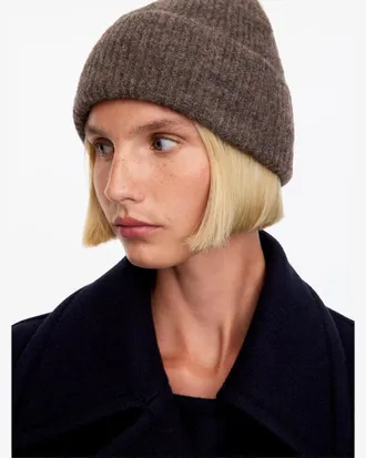 Arket Beanie Aus Alpakawollmischung -Braun