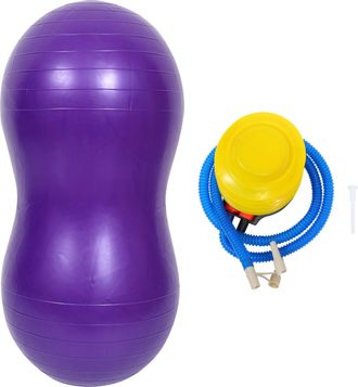TOPBATHY Yoga Ball aus PVC Anti Platz Trainingsgerät Stabilitäts und Gleichgewichtstrainer inklusive Luftpumpe für Pilates Stretching und Rehabilitation zu Hau