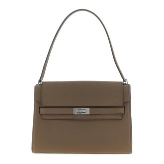 Tory Burch Lee Radziwill Large Schultertasche - - Bags - Damen - Braun - ONE SIZE