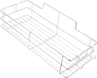 Lurrose Edelstahl Duschregal Wandmontage Ohne Bohren Badezimmer Organizer Ablagekorb Rostfrei Groß Hoch Praktisches Wc Halterung Regal Für Zahnbürste Shampoo 