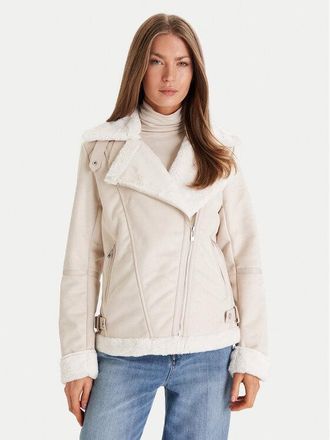 Morgan Jacke aus Kunstleder 242-GSAPA Beige Regular Fit