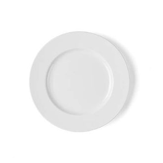 Holst Porzellan HA 021 Porzellan Teller flach 21 cm Harmony, weiß, 21 x 21 x 1.5 cm, 6 Einheiten