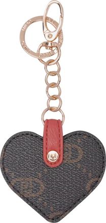 Liu Jo Femme, Accessoires, Brun, Taille: ONE Size Porte-Cl&eacute;s Coeur Marron