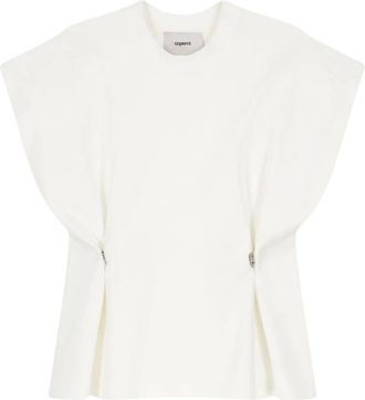 Coperni Femme, Blouses et Chemises, Blanc, Taille: 38 FR Blouse &agrave; col rond