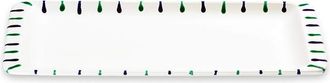 Gmundner Keramik Stollenplatte 42 x 16 cm Gr&ouml;sse: l= 42 cm x b= 16 cm x h= 2.5 cm Traunsee Geschirr, handgemacht in &Ouml;sterreich